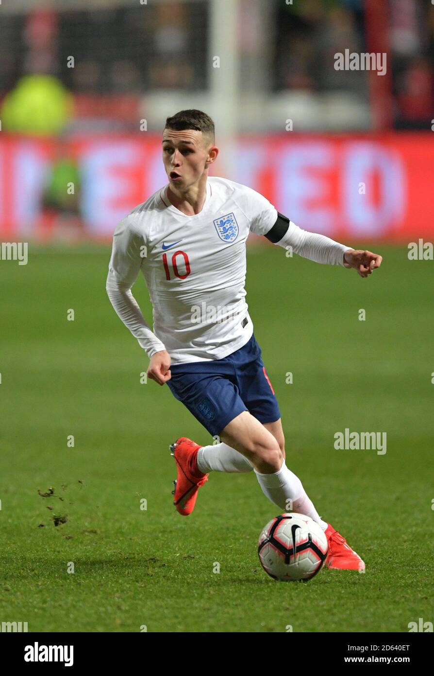 England's Phil Foden Stock Photo - Alamy