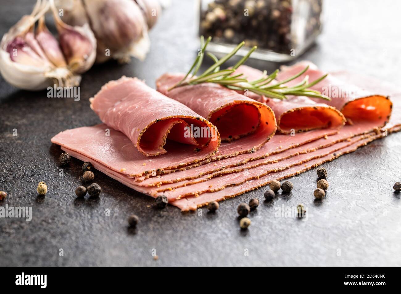 Beef ham hi-res stock photography and images - Alamy