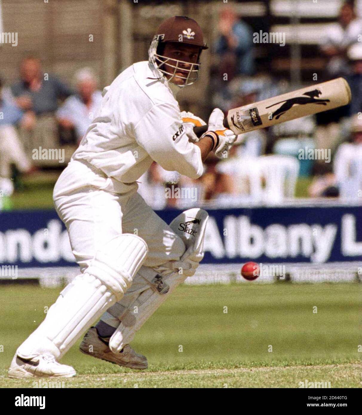 Surreys mark ramprakash in action against sussex hi-res stock ...
