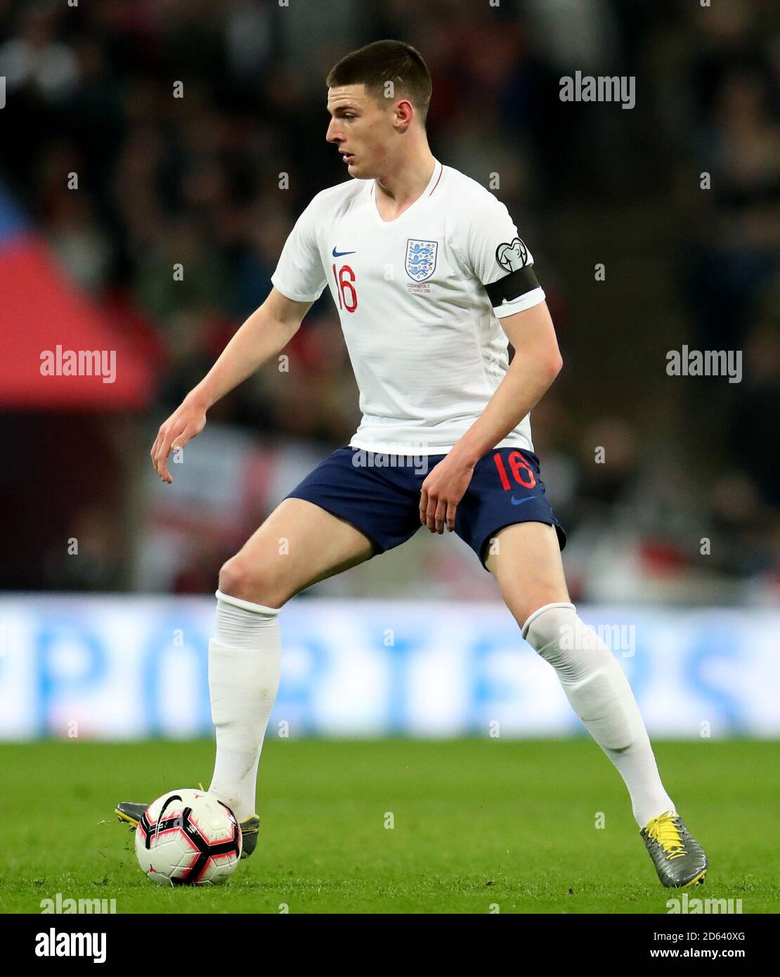England'’s Declan Rice in action Stock Photo - Alamy