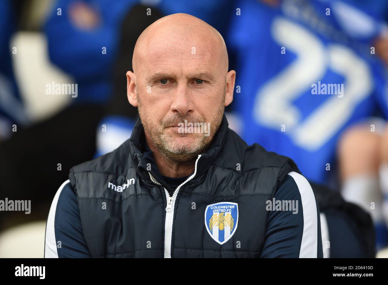 Colchester United's manager John McGreal Stock Photo - Alamy