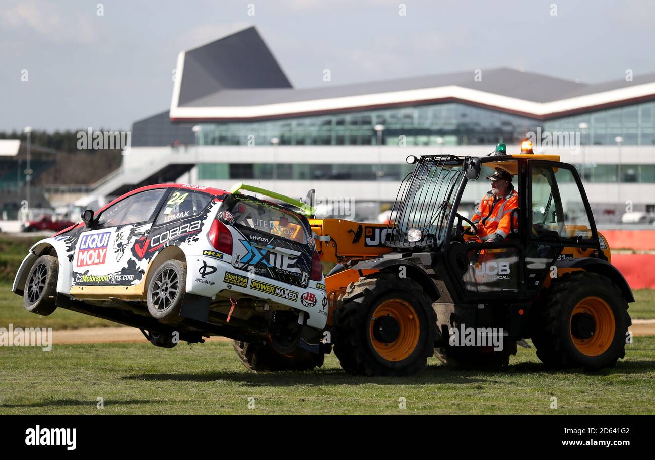 The Car of Craig Lowmax competeing in the SN division being carried ...