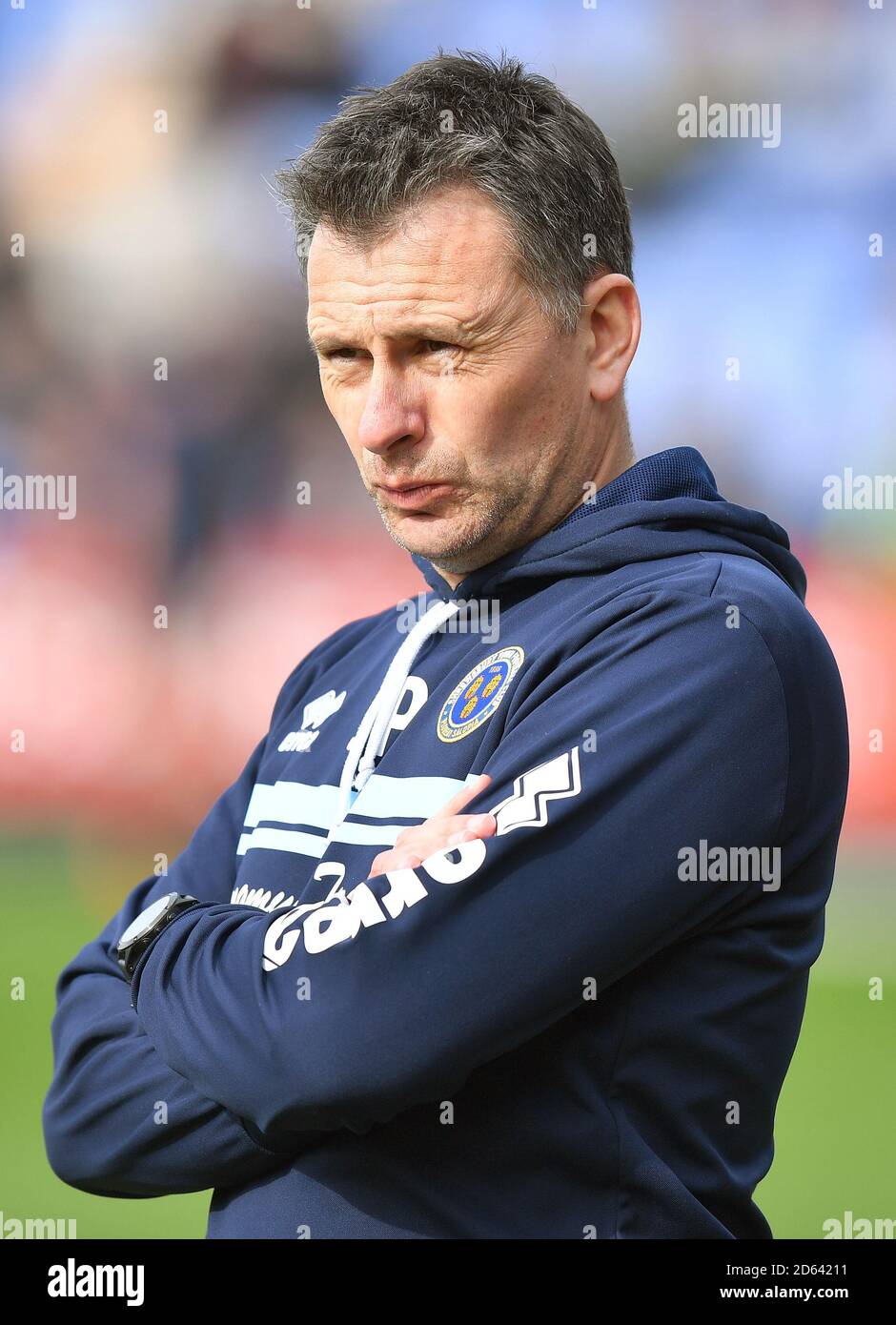 Shrewsbury Town's head of performance Jon Pitts Stock Photo - Alamy
