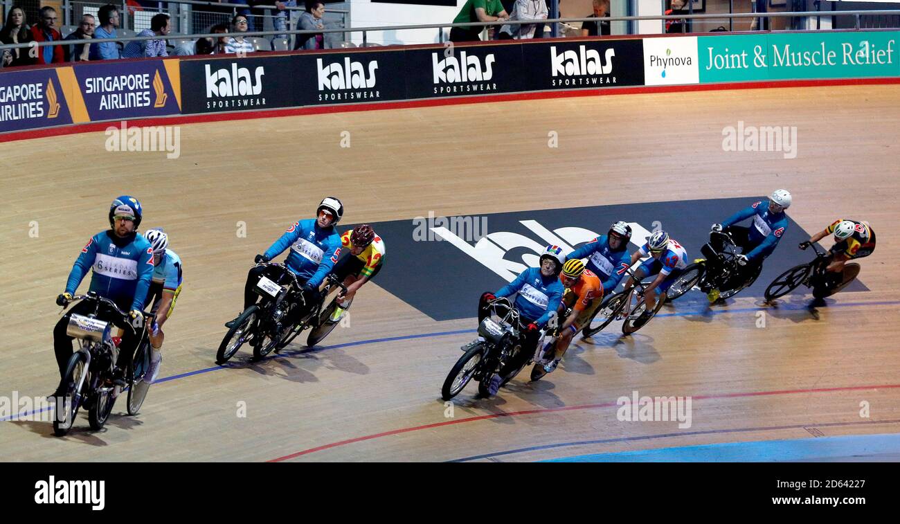 A general view during the 40 lap Derny - Heat 1 Stock Photo - Alamy