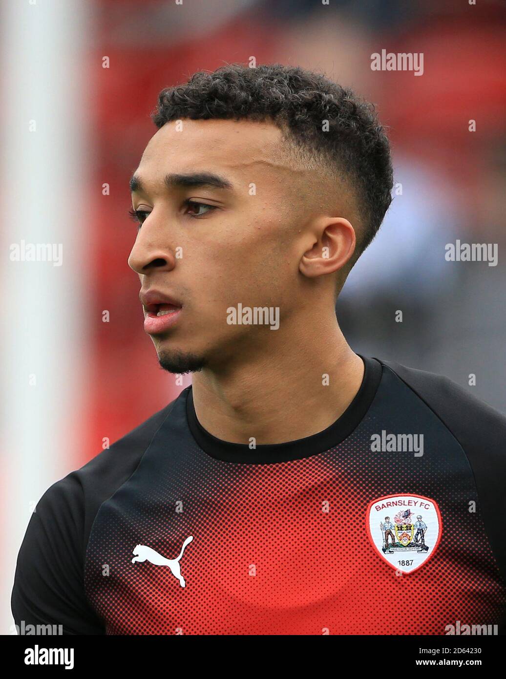 Barnsley's Jacob Brown Stock Photo - Alamy