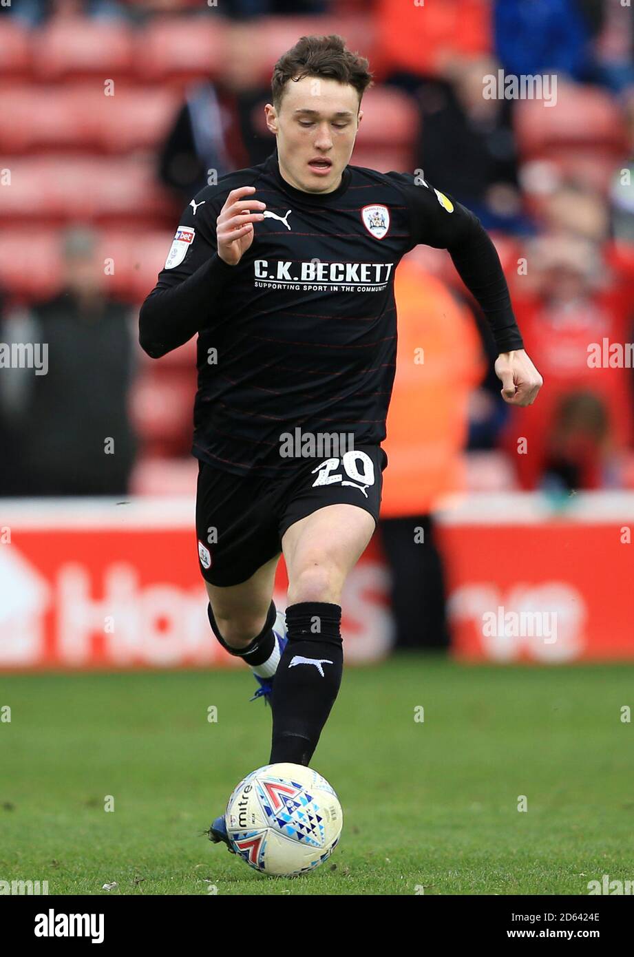 Barnsley's Callum Styles Stock Photo - Alamy