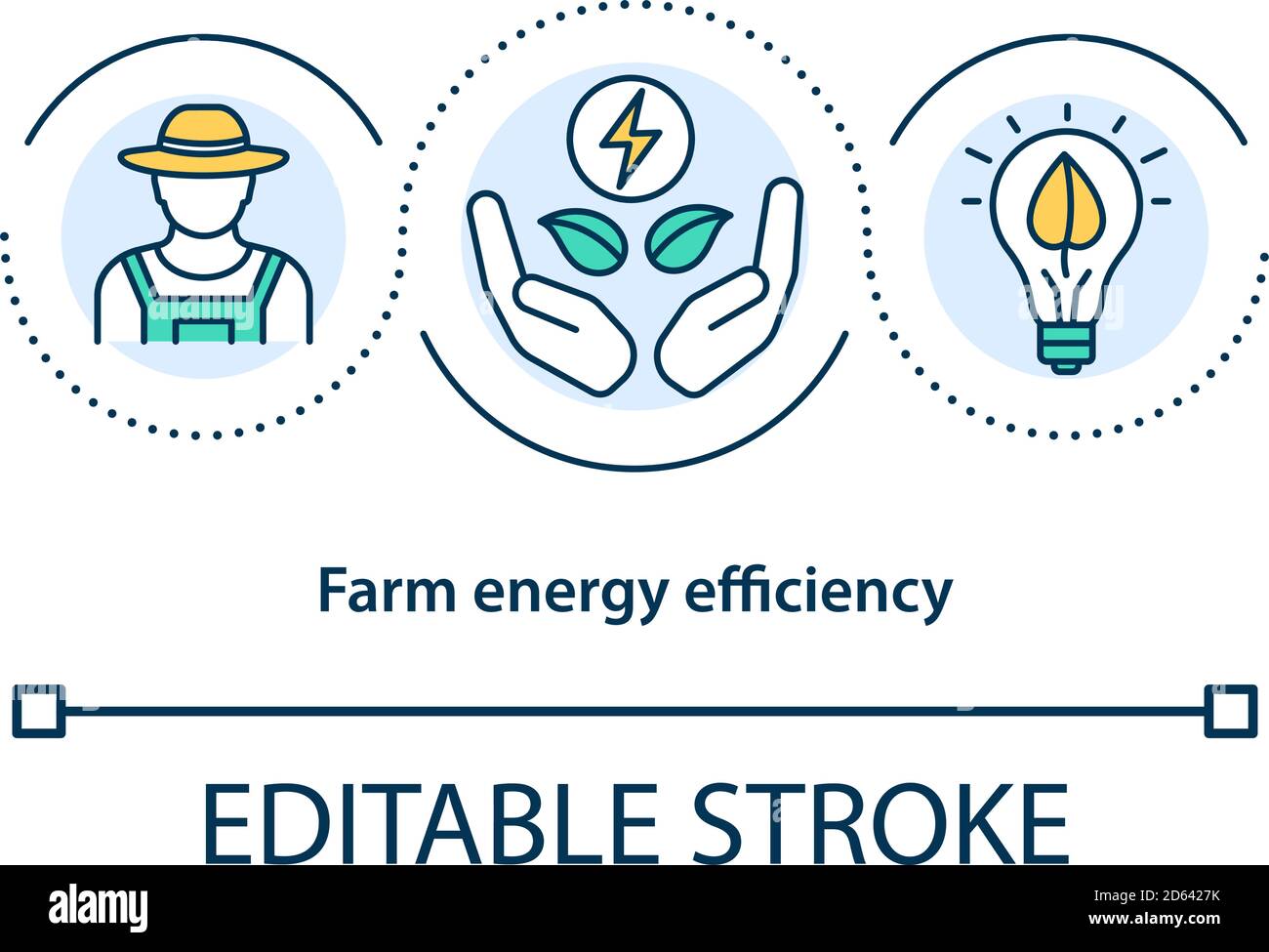 Farm energy efficiency concept icon Stock Vector Image & Art - Alamy