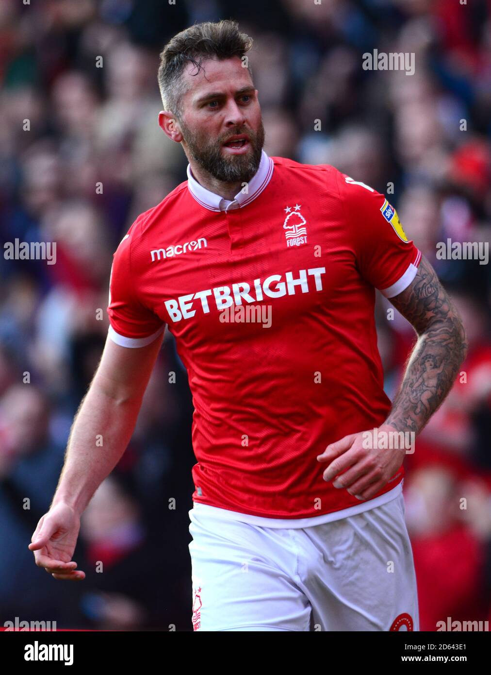 Nottingham Forest's Daryl Murphy after scoring the first goal for ...
