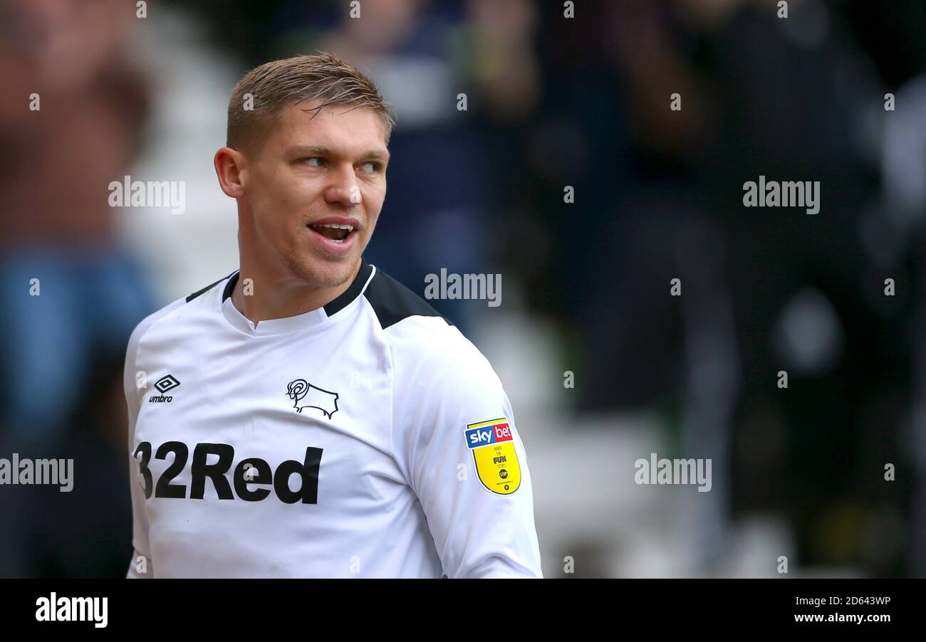 Derby County's Martyn Waghorn Stock Photo - Alamy