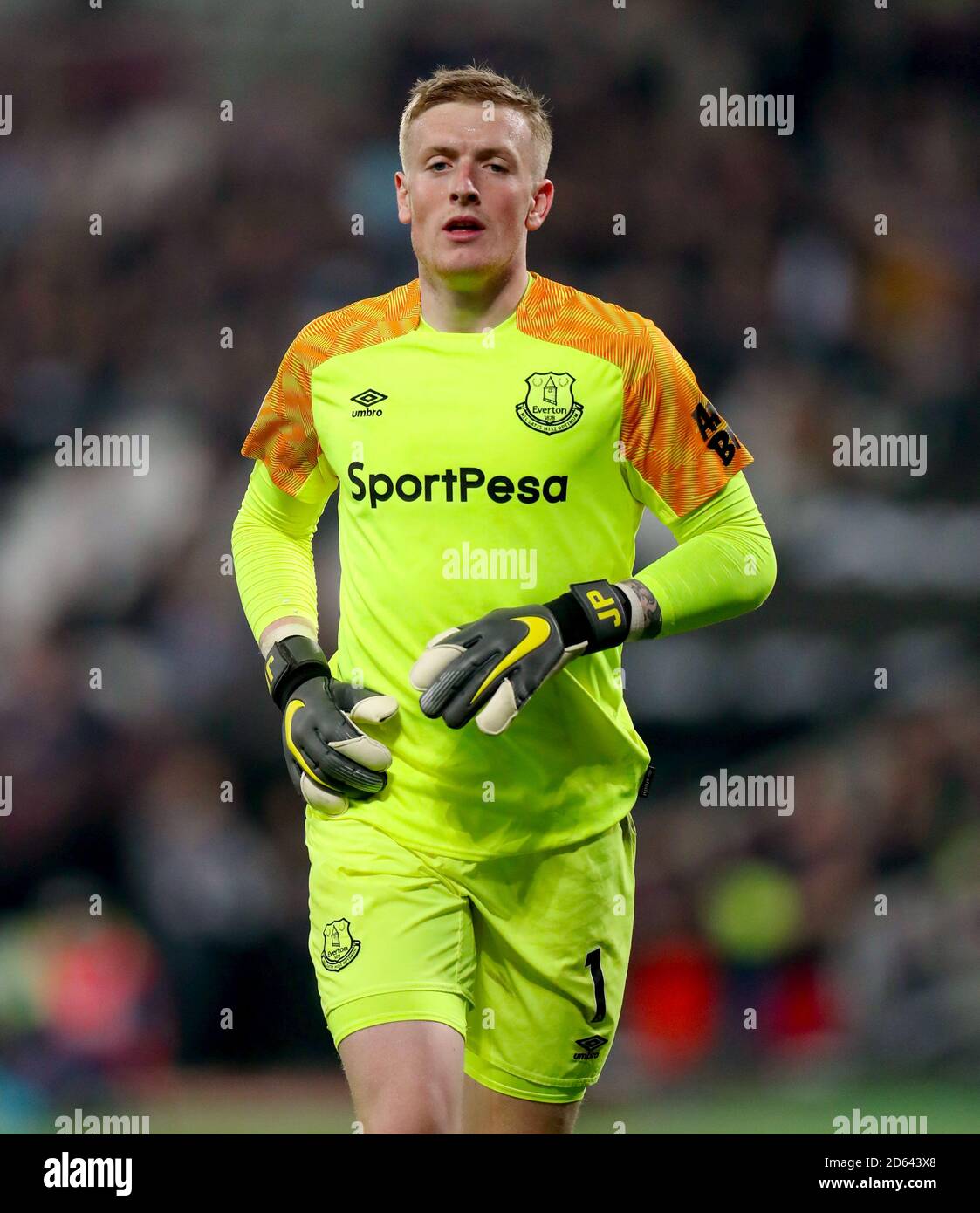 Everton goalkeeper Jordan Pickford Stock Photo - Alamy