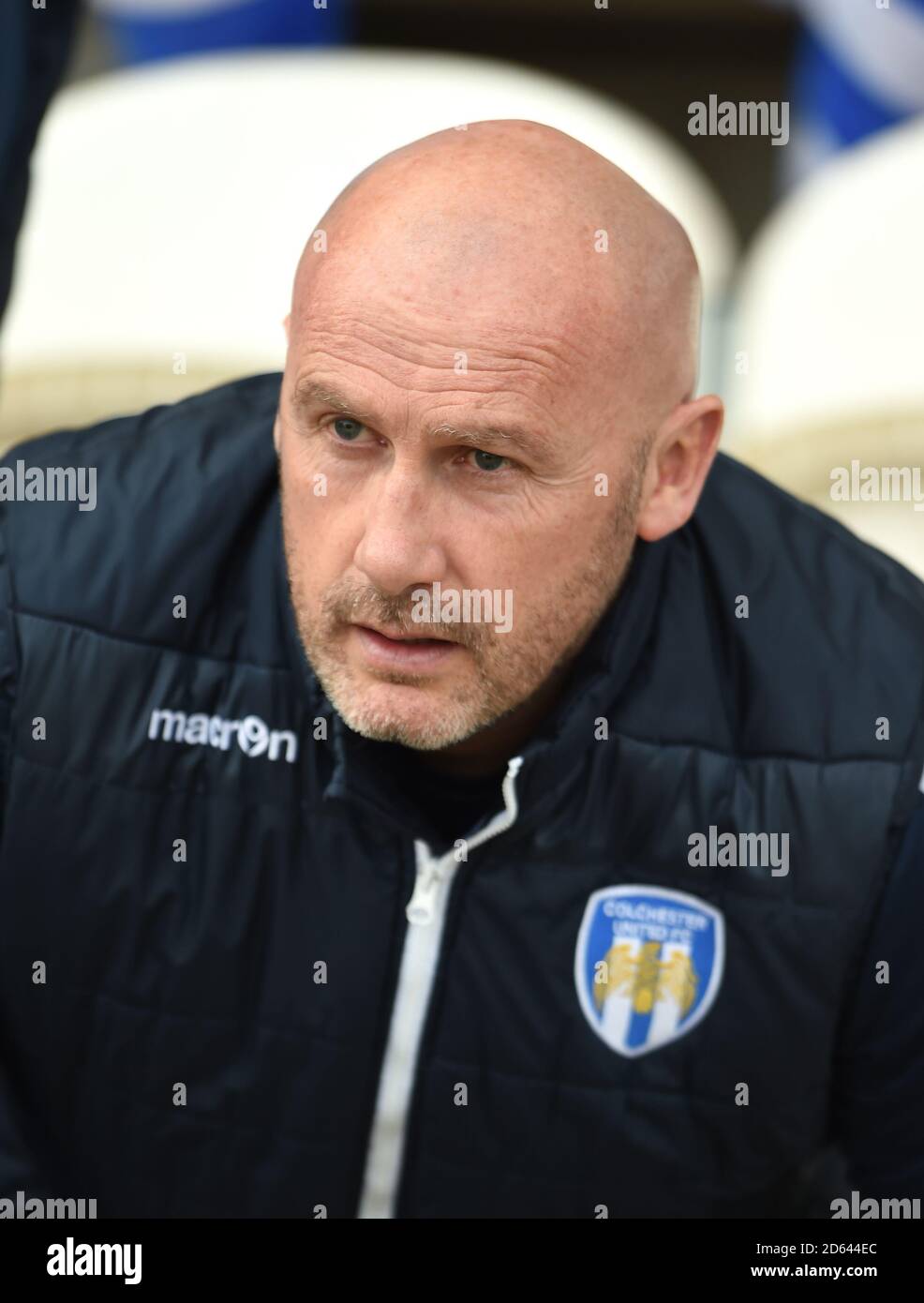 Colchester United's manager John McGreal Stock Photo - Alamy