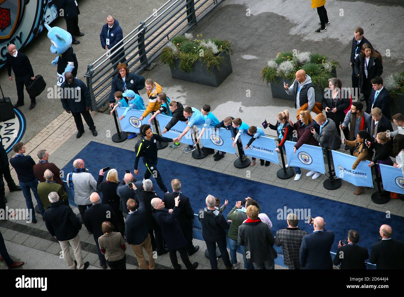 Manchester city team bus hi-res stock photography and images - Alamy