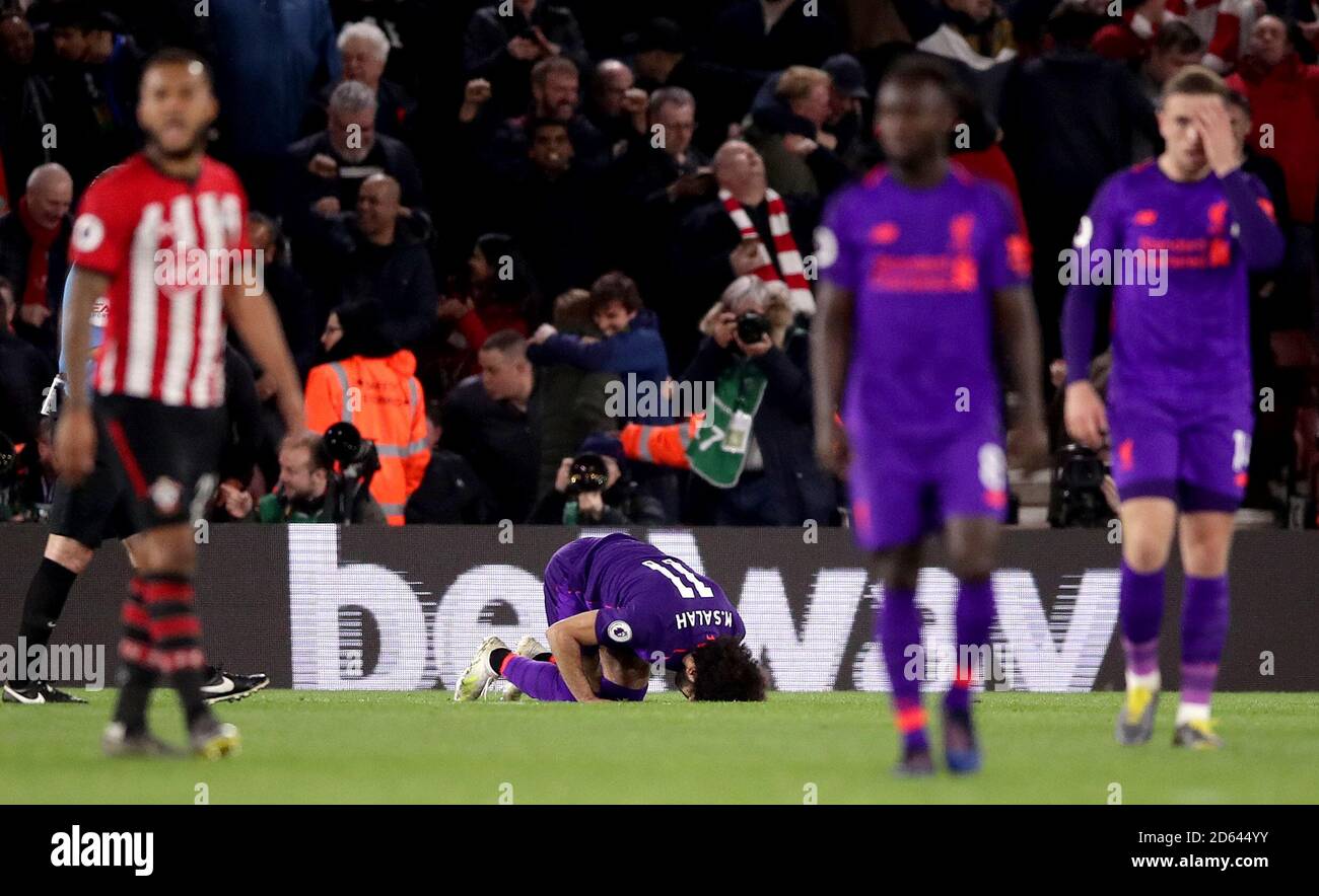 Mohamed salah celebrates hi-res stock photography and images - Alamy