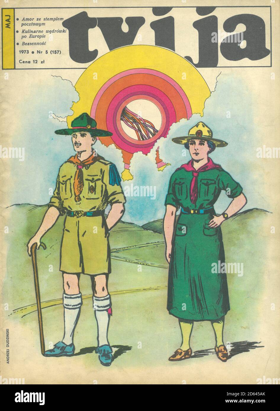 Cover of Ty i JA, Polish illustrated magazine, okładka magazynu TY i JA ...