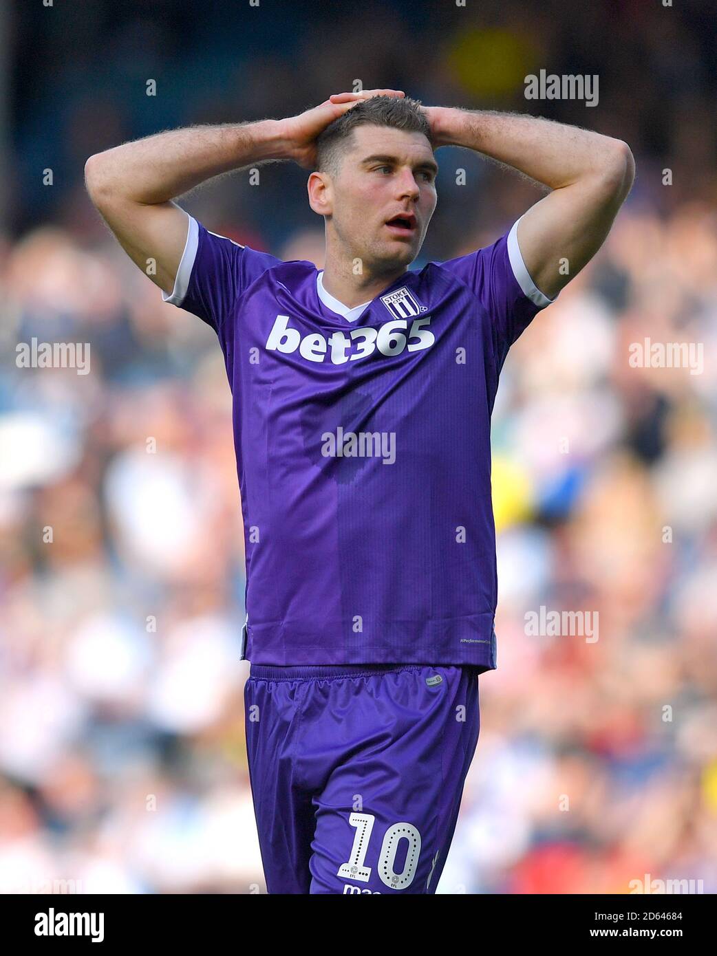 Stoke City's Sam Vokes Stock Photo - Alamy