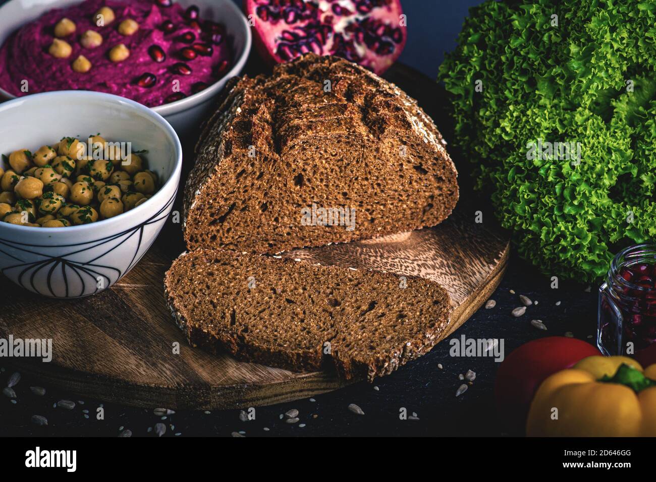Sandwich whole grain bread hi-res stock photography and images - Alamy