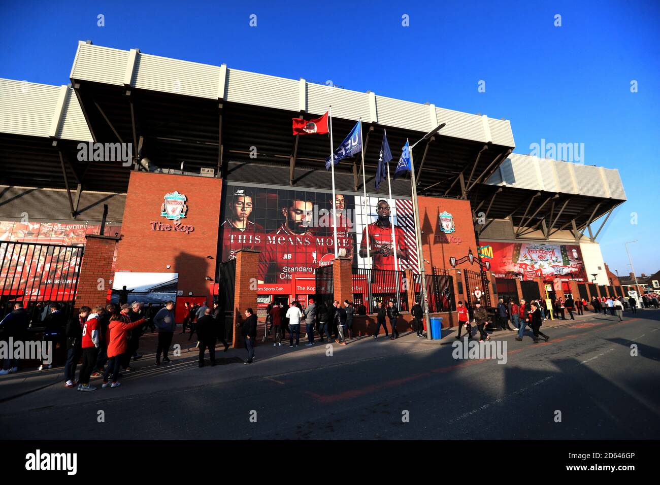 A general view of Anfield stadium ahead of the match Stock Photo - Alamy
