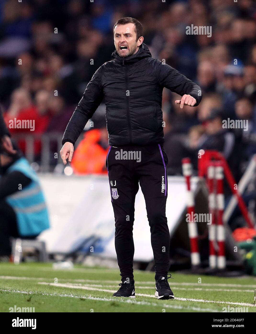 Stoke City manager Nathan Jones Stock Photo - Alamy