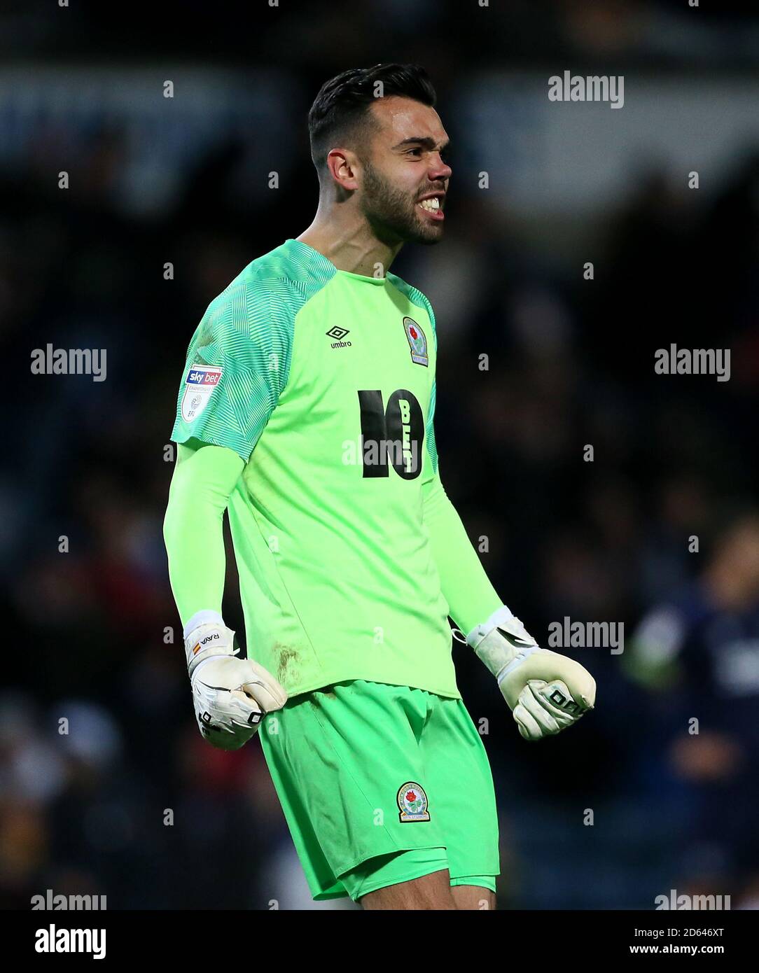 Blackburn Rovers goalkeeper David Raya Stock Photo - Alamy