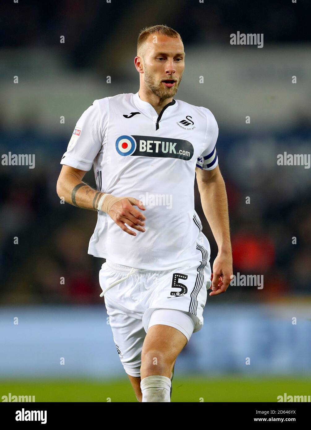 Swansea City's Mike van der Hoorn Stock Photo - Alamy