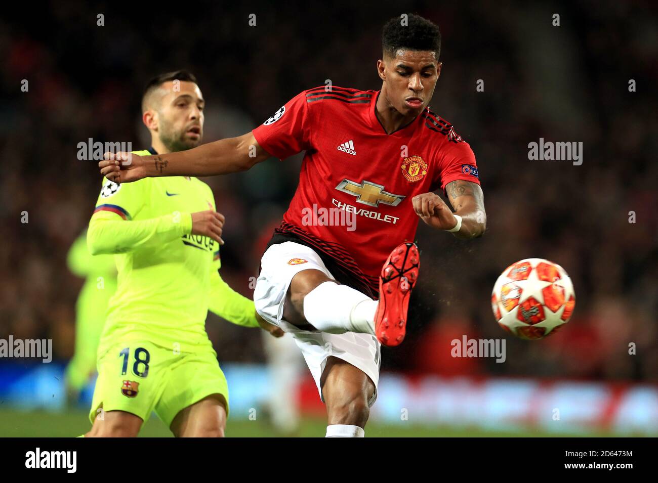 Manchester United's Marcus Rashford in action Stock Photo - Alamy