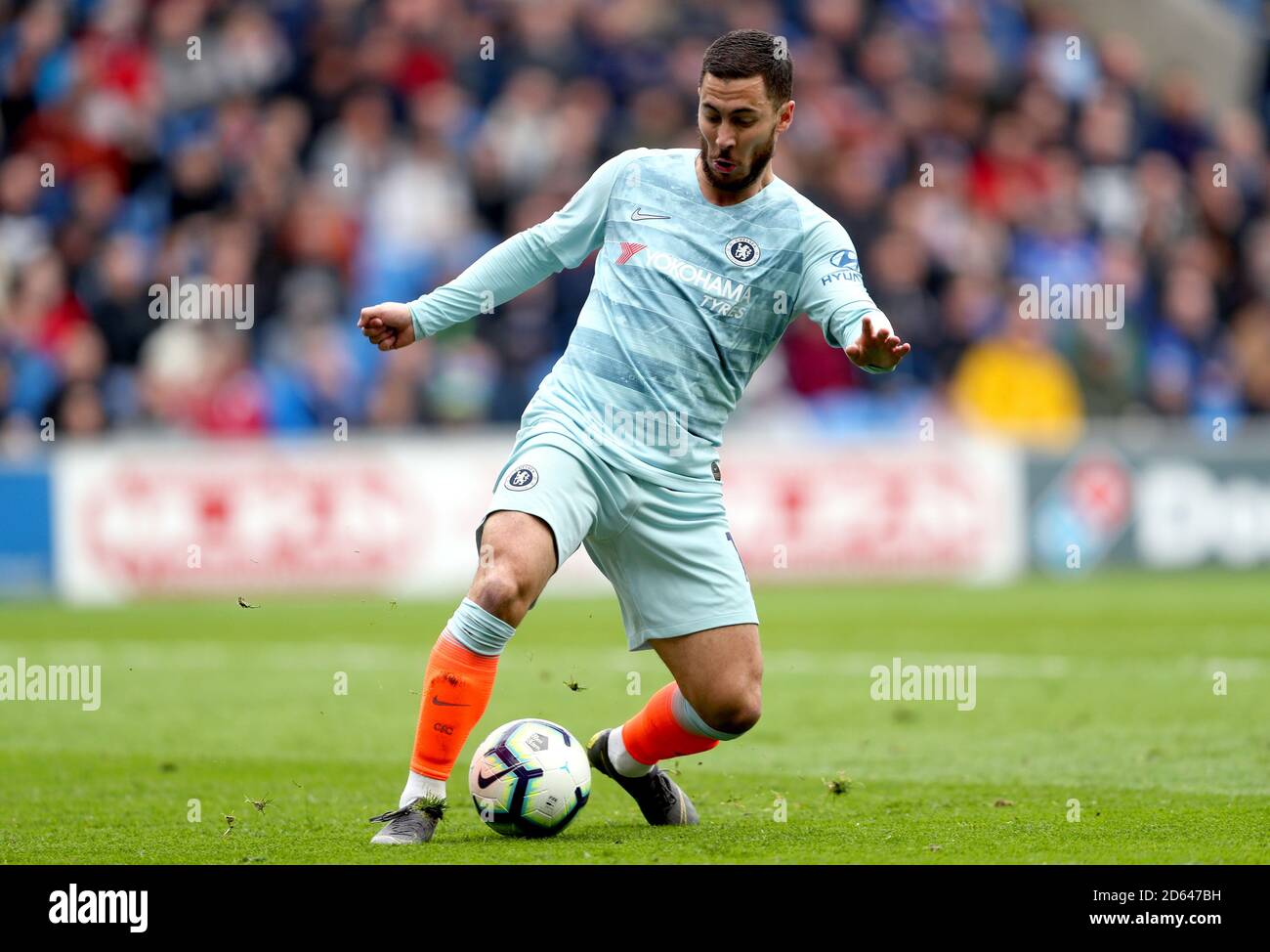 Chelsea's Eden Hazard in action during the Premier League Match at ...