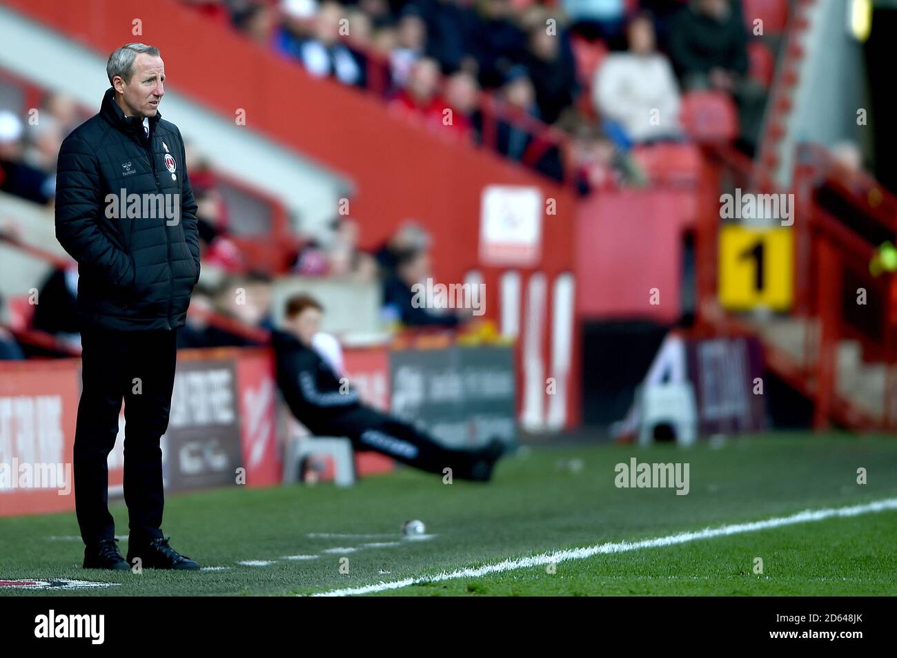 Charlton Athletic manager Lee Bowyer Stock Photo - Alamy