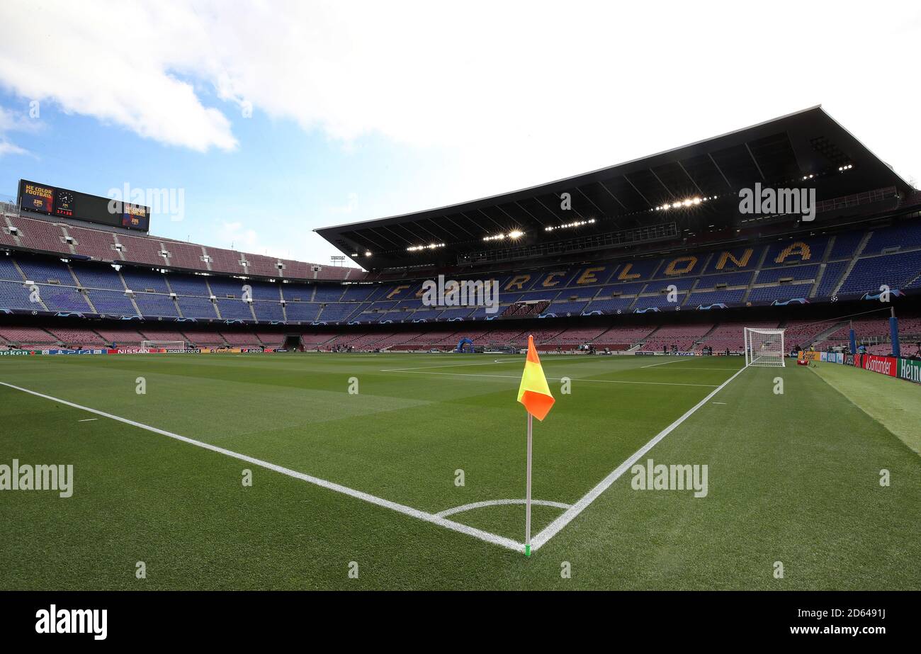 A general view of the Camp Nou stadium Stock Photo - Alamy