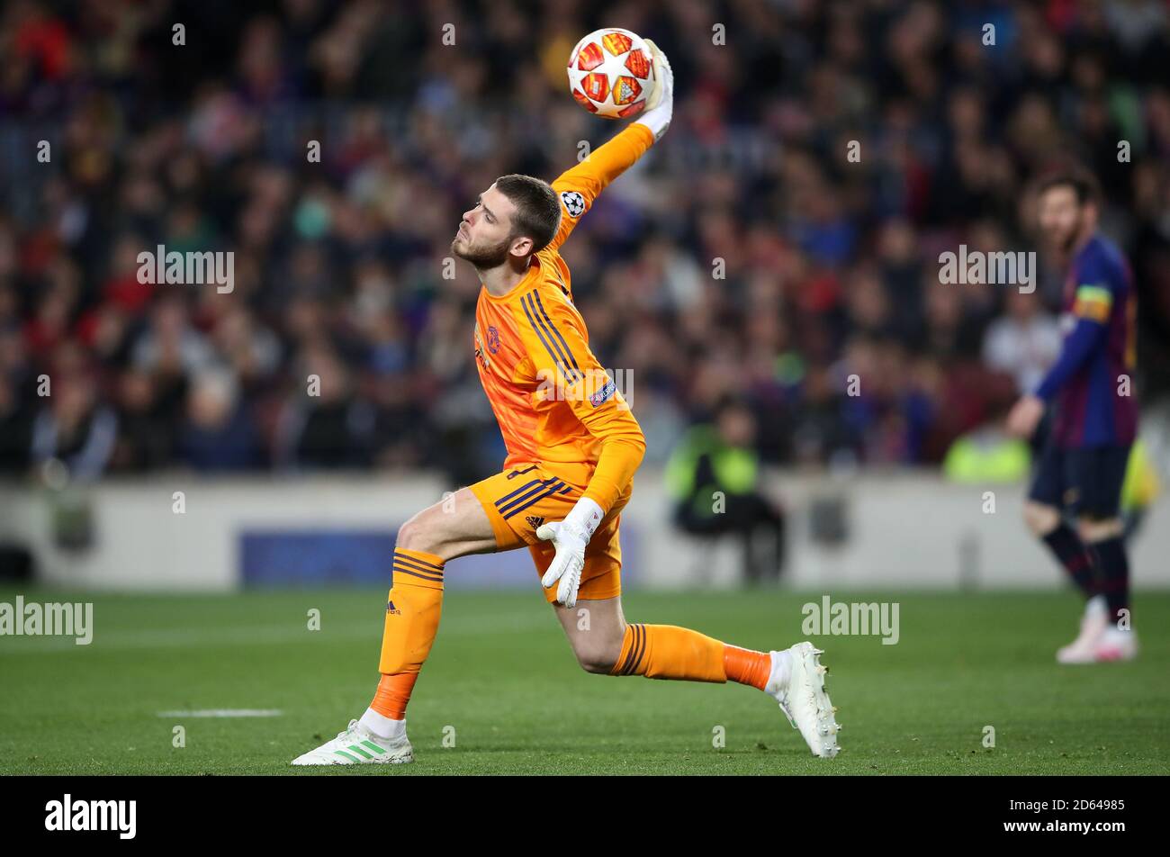 Manchester United goalkeeper David de Gea in action Stock Photo - Alamy