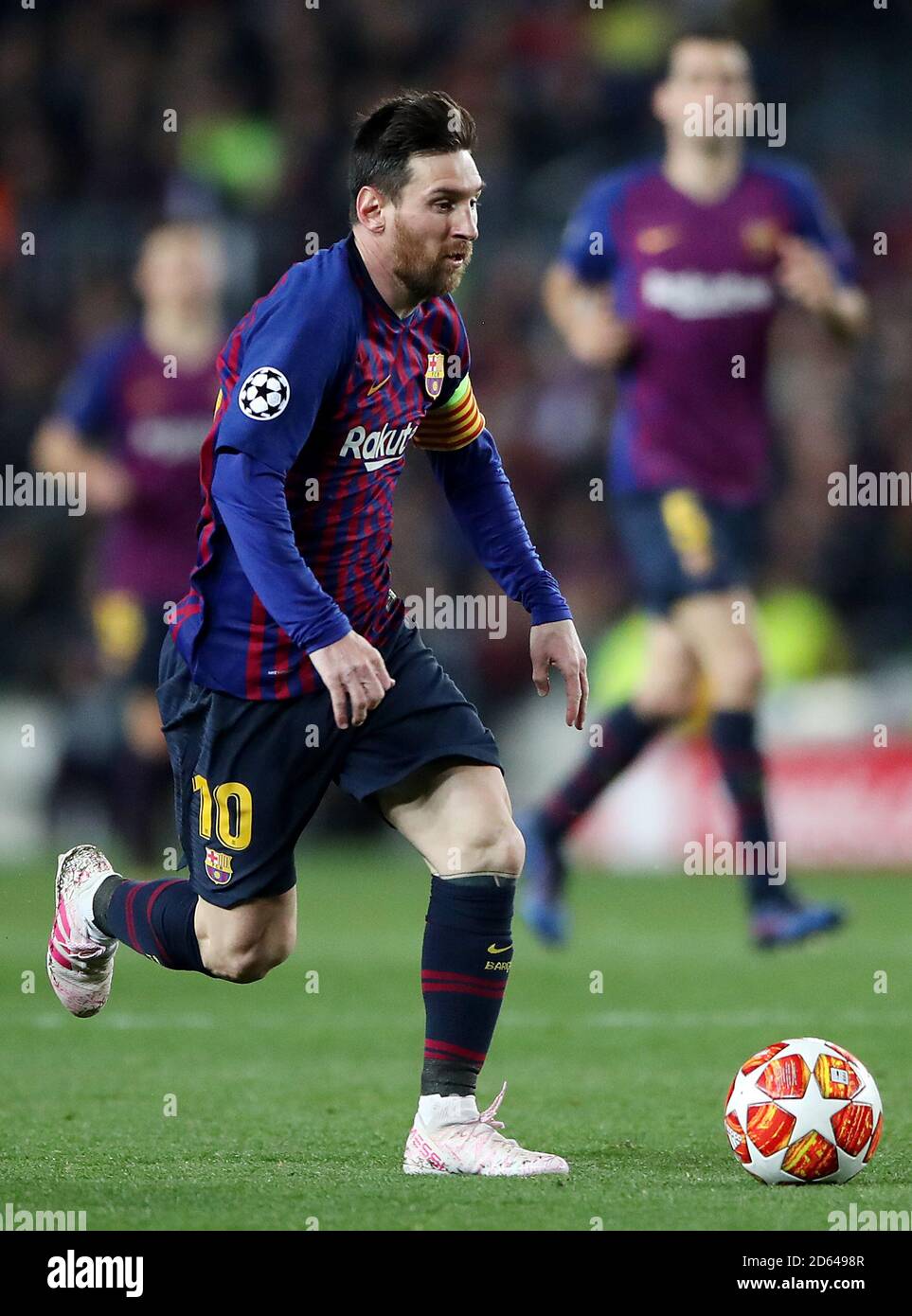 Barcelona's Lionel Messi in action Stock Photo - Alamy