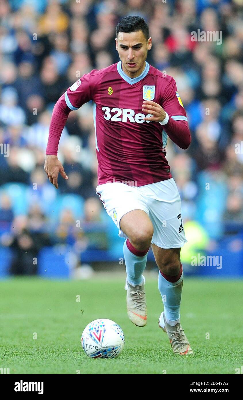Aston Villa's Anwar El Ghazi Stock Photo - Alamy