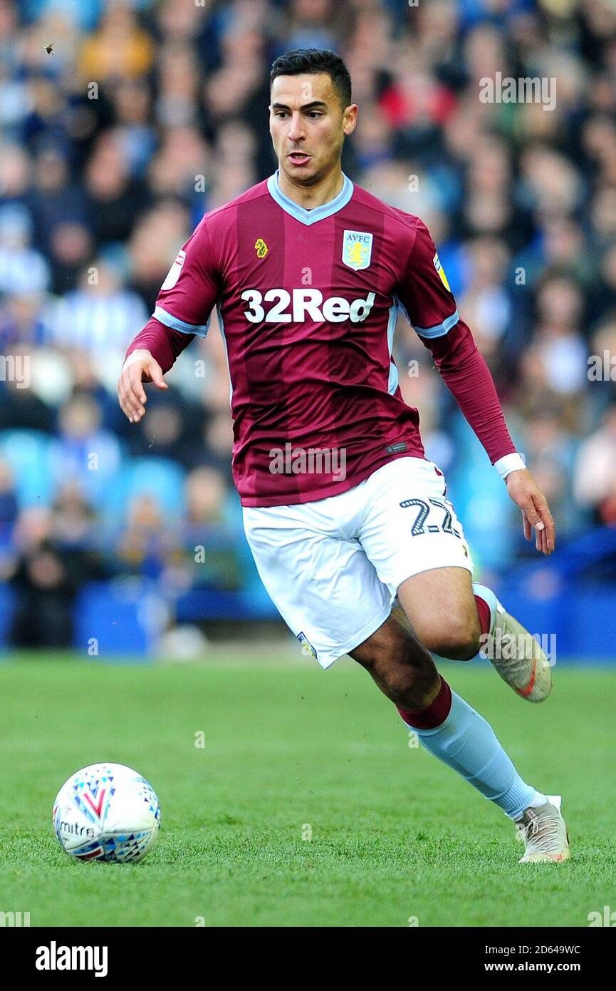 Aston Villa's Anwar El Ghazi Stock Photo - Alamy