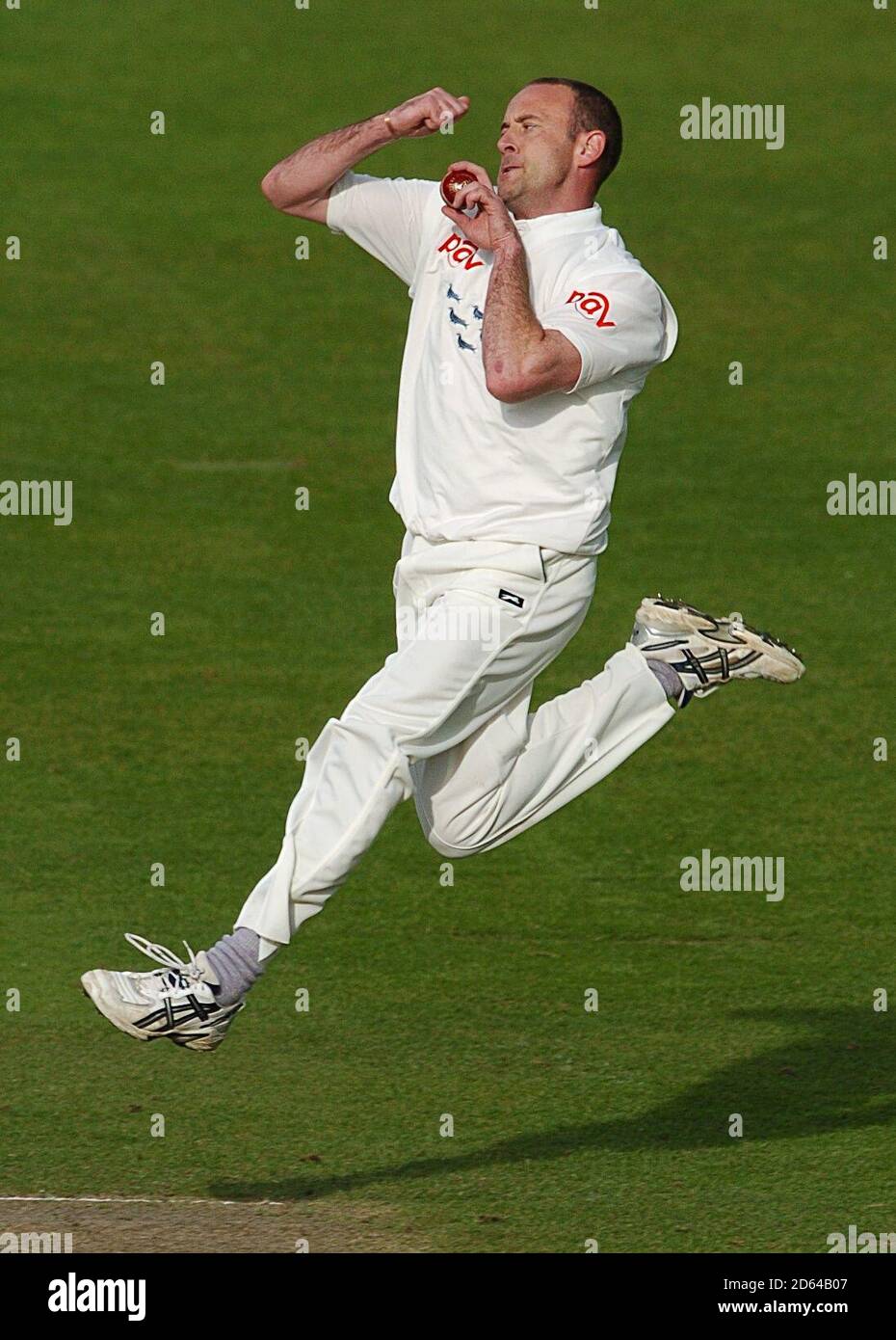 Sussex's Jason Lewry Stock Photo - Alamy