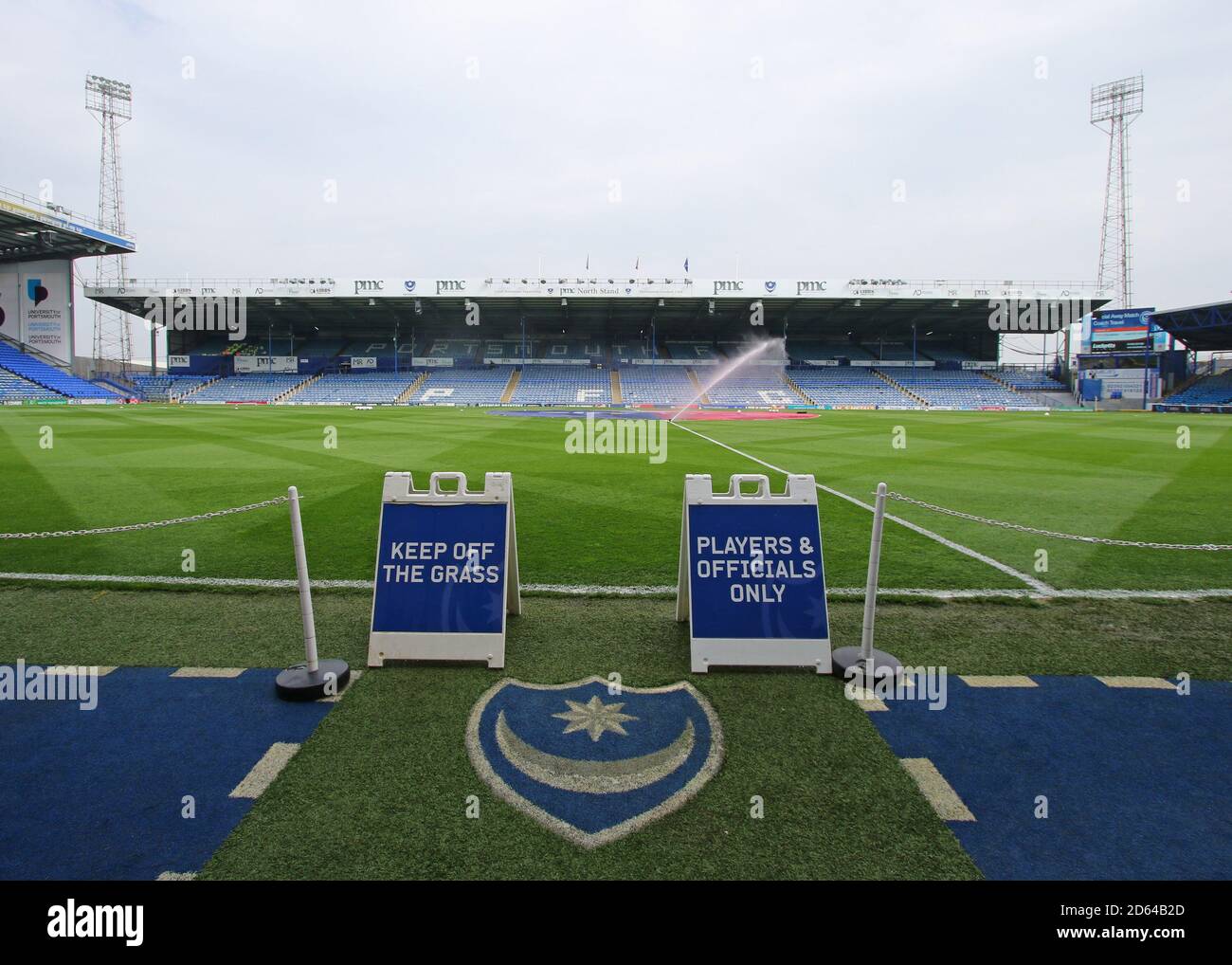 A general view of fratton park hi-res stock photography and images - Alamy