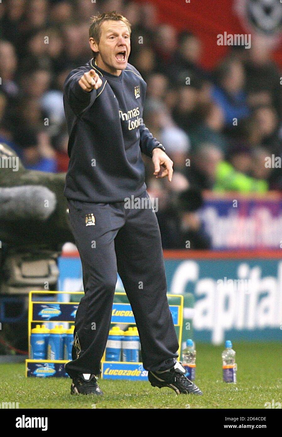 Stuart Pearce, Manchester City manager Stock Photo - Alamy