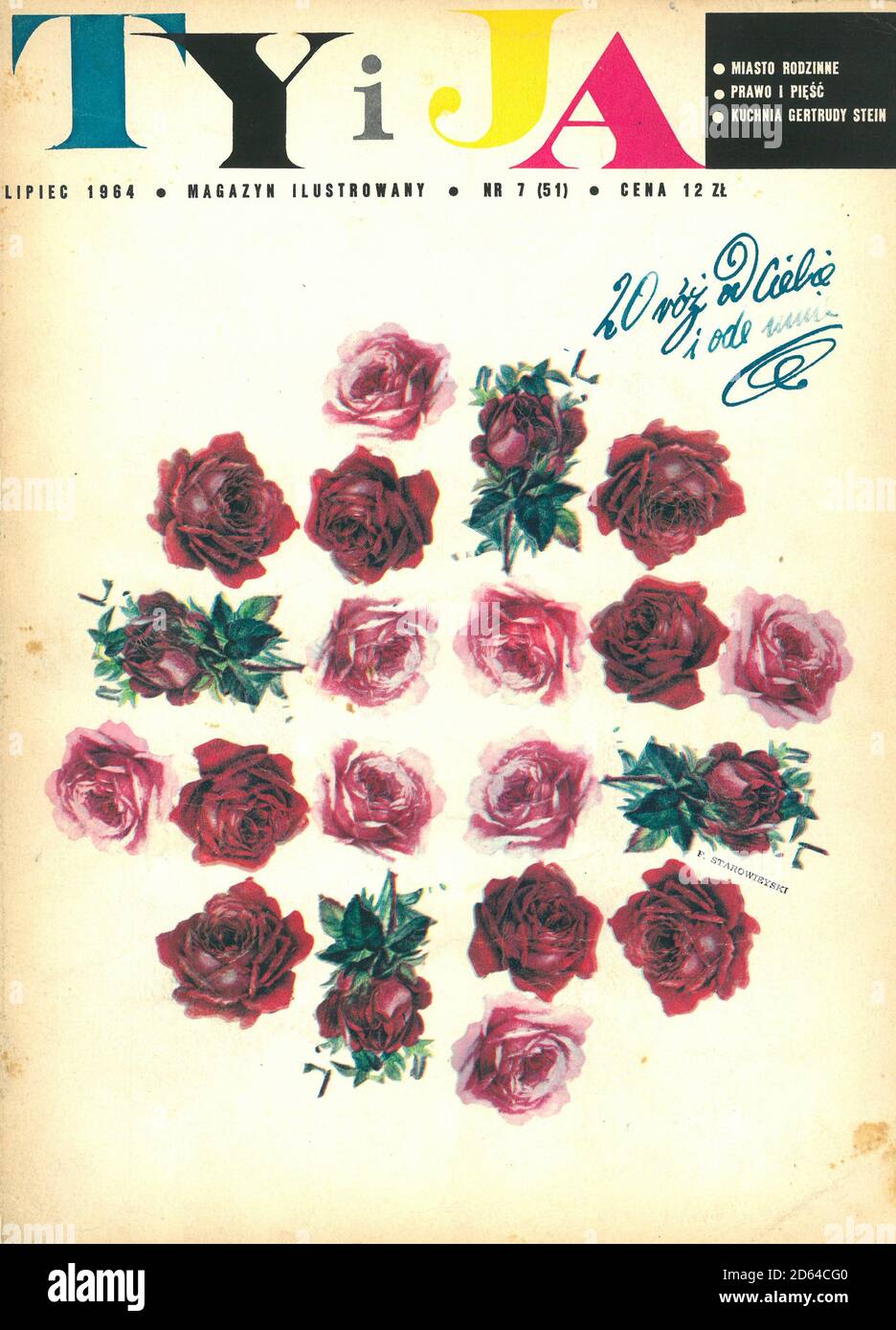 Cover of Ty i JA, Polish illustrated magazine, okładka magazynu TY i JA ...