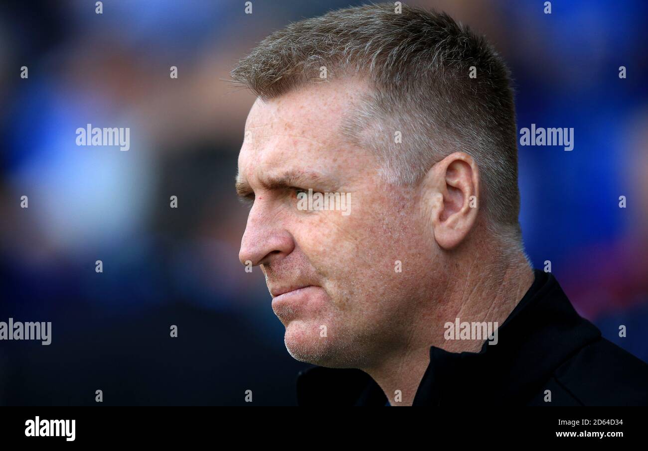 Aston Villa's manager Dean Smith Stock Photo - Alamy