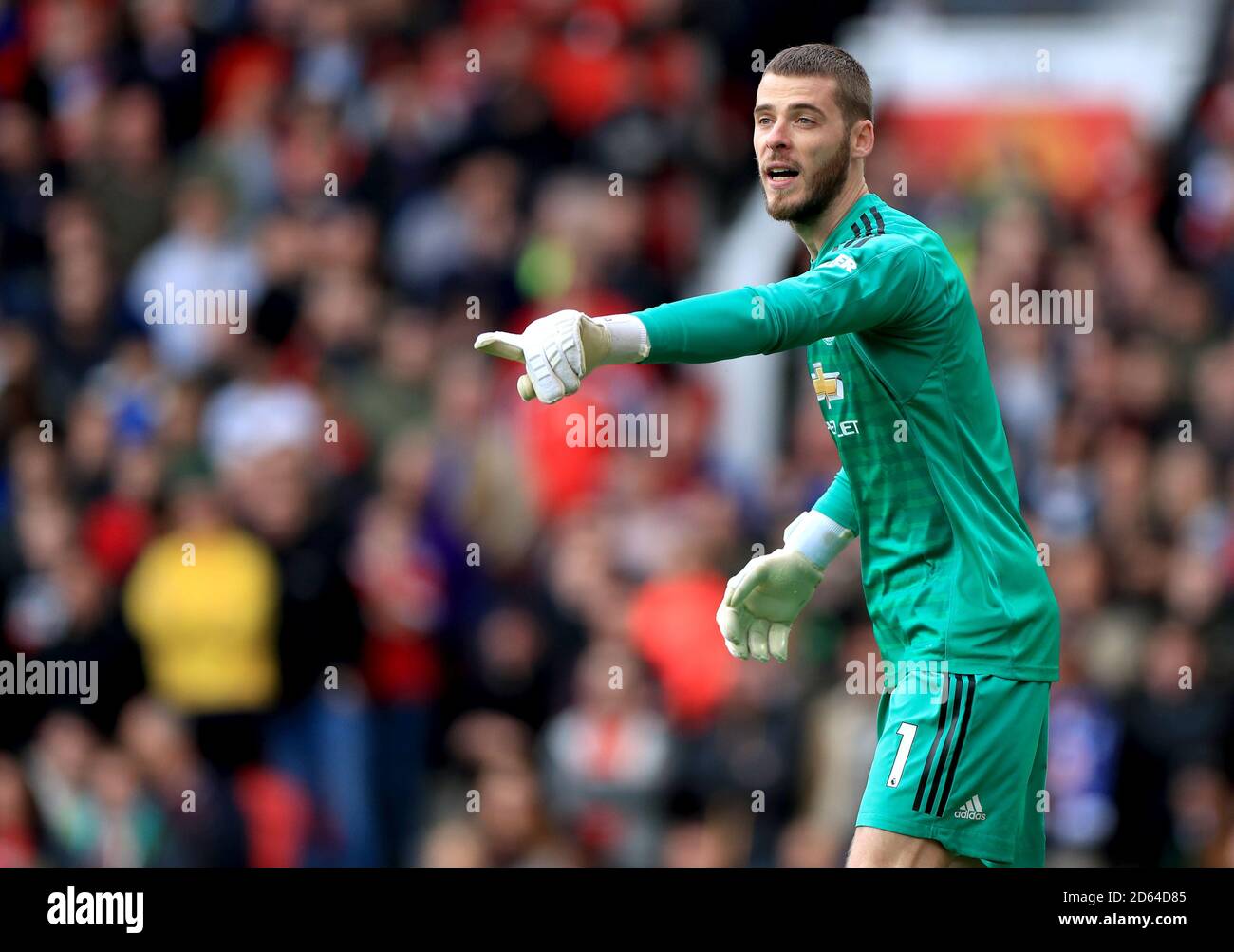 Manchester United goalkeeper David de Gea in action Stock Photo - Alamy