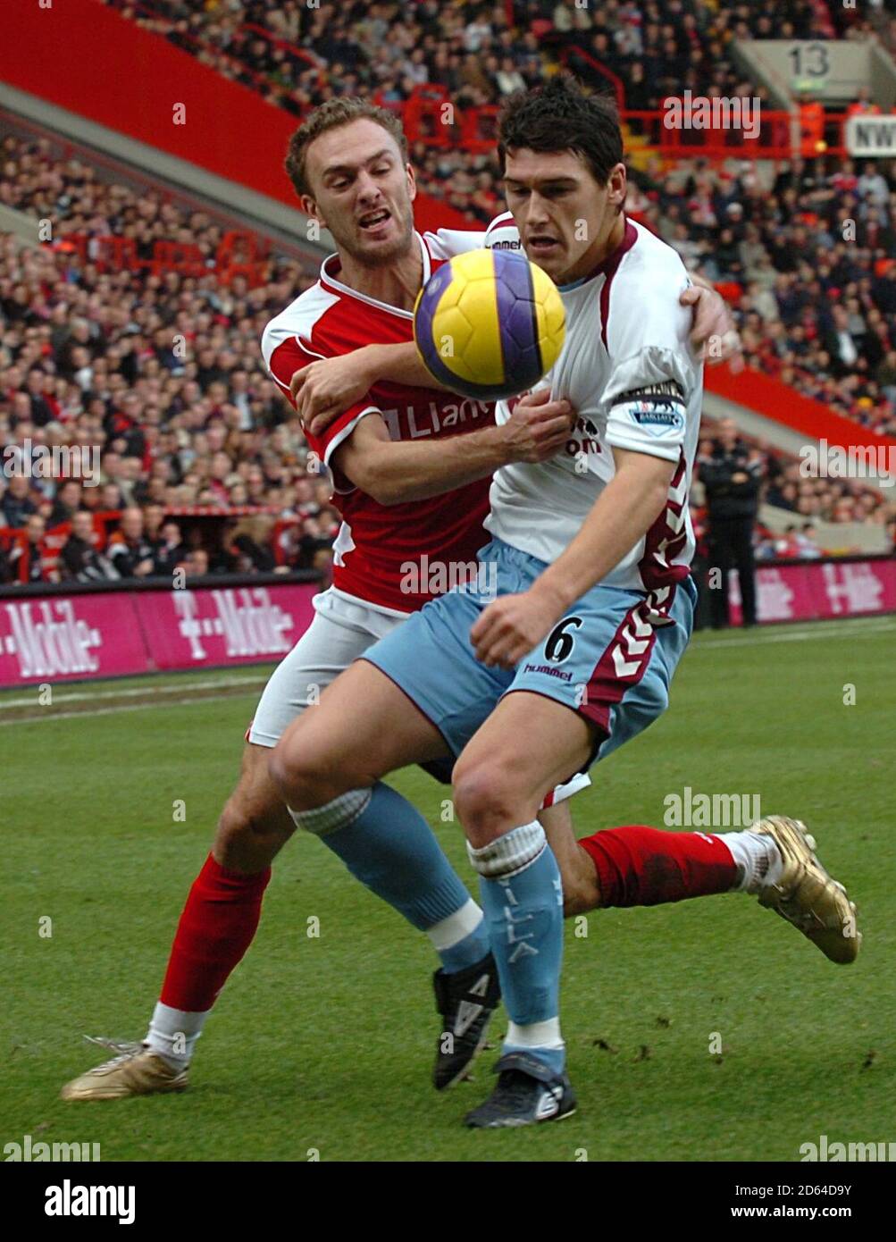 Aston villa battle for the ball hi-res stock photography and images - Alamy