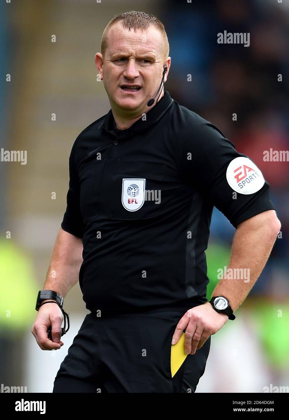 Referee Lee Swabey Stock Photo - Alamy