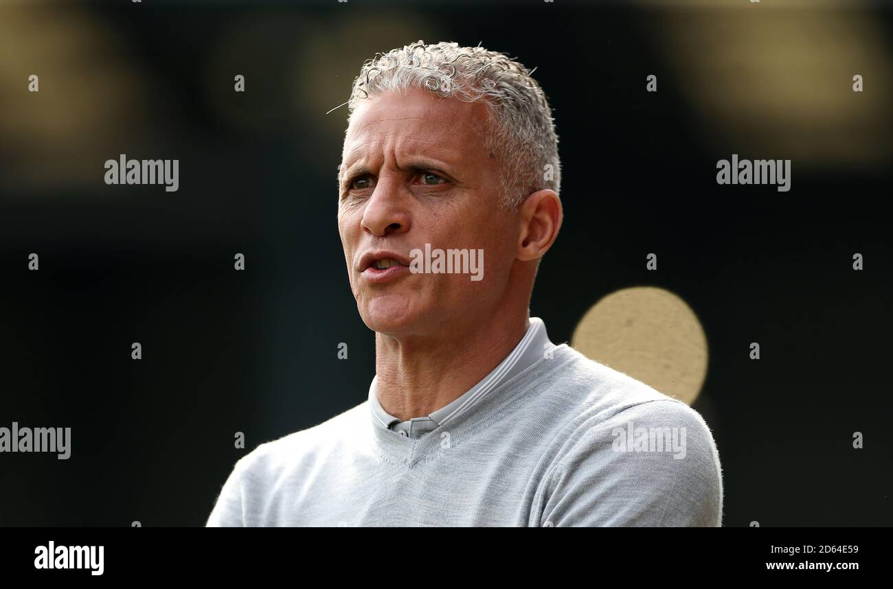 Northampton Town's manager Keith Curle Stock Photo - Alamy