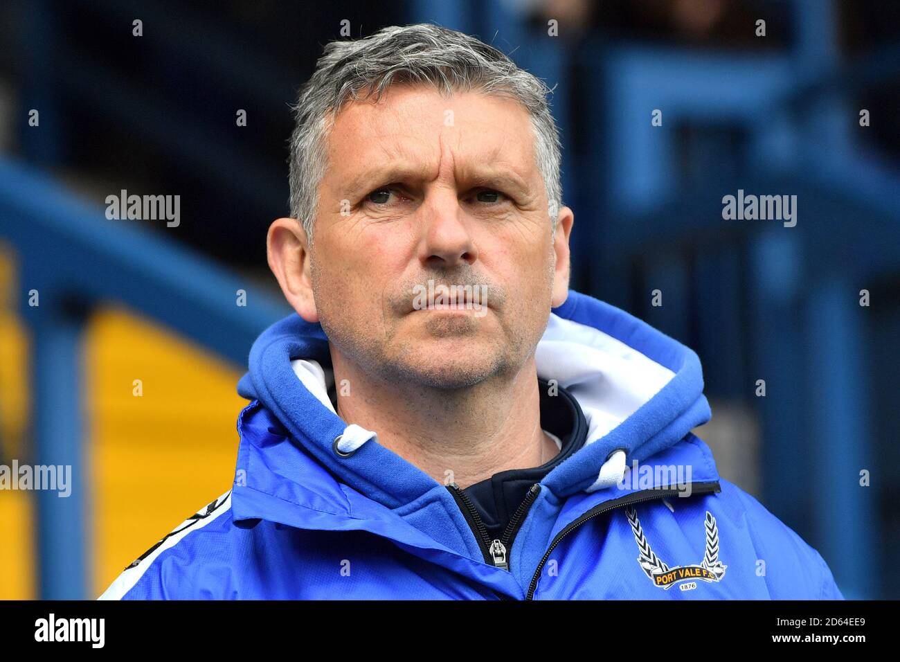 Port Vale manager John Askey Stock Photo - Alamy