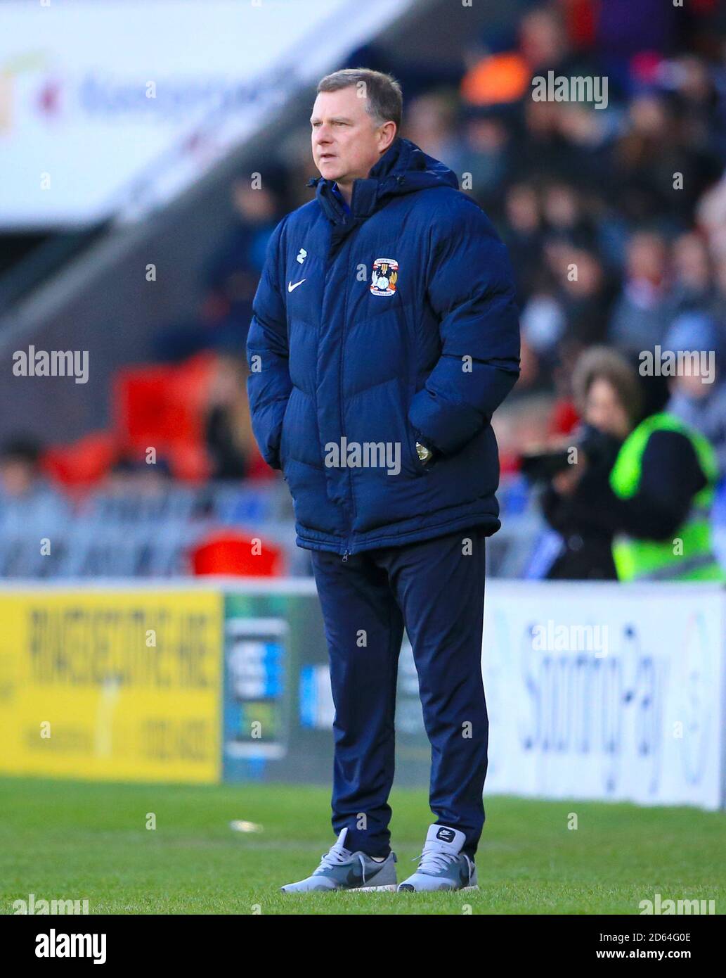 Coventry City manager Mark Robins Stock Photo - Alamy