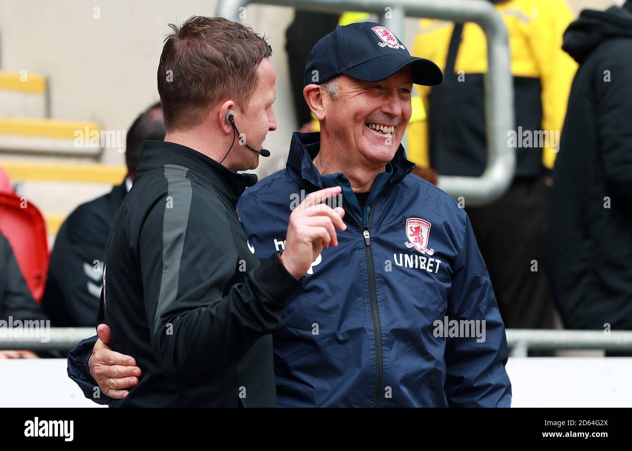 Middlesbrough manager Tony Pulis (right Stock Photo - Alamy
