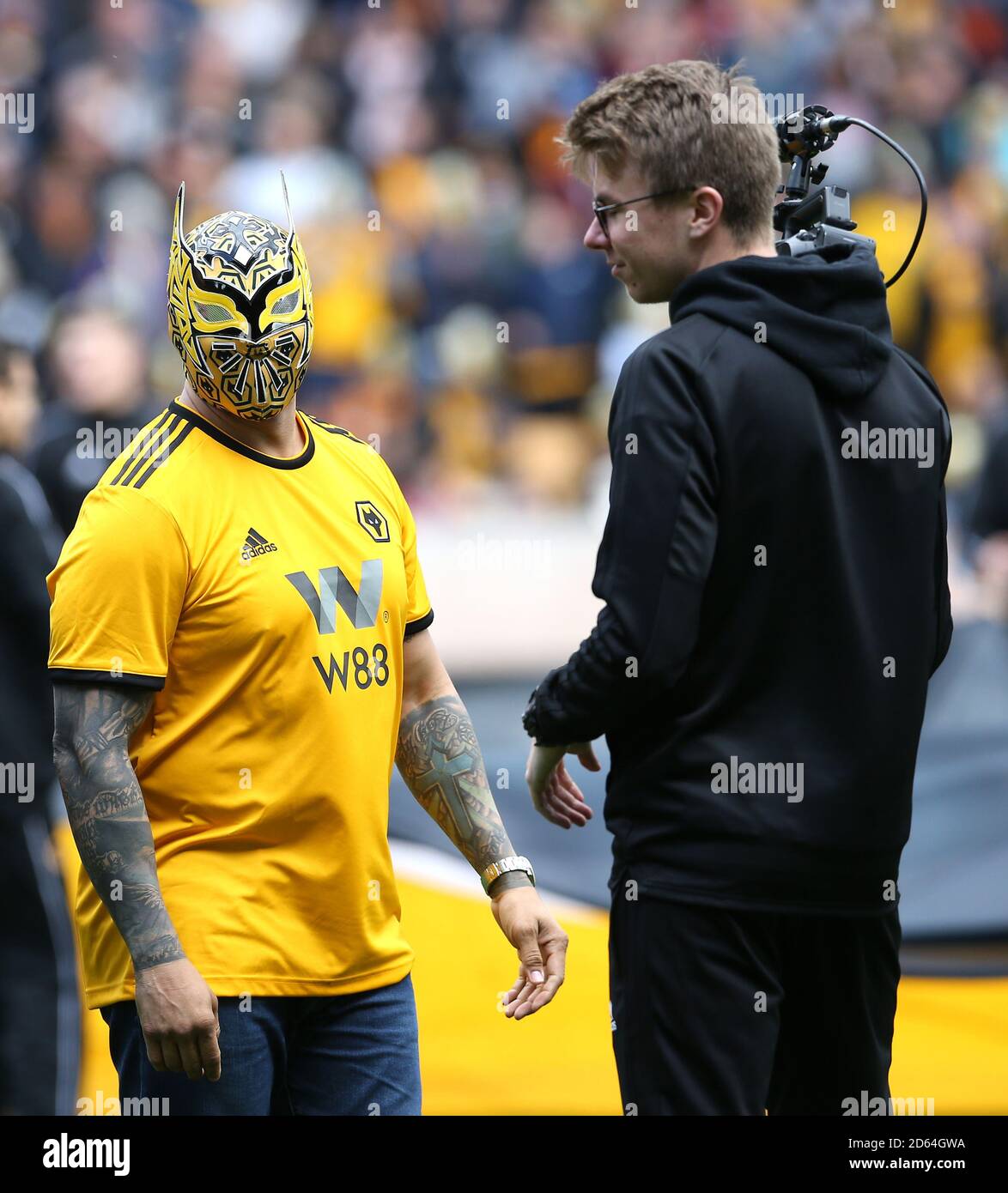 Wolverhampton wanderers fans show hi-res stock photography and images ...