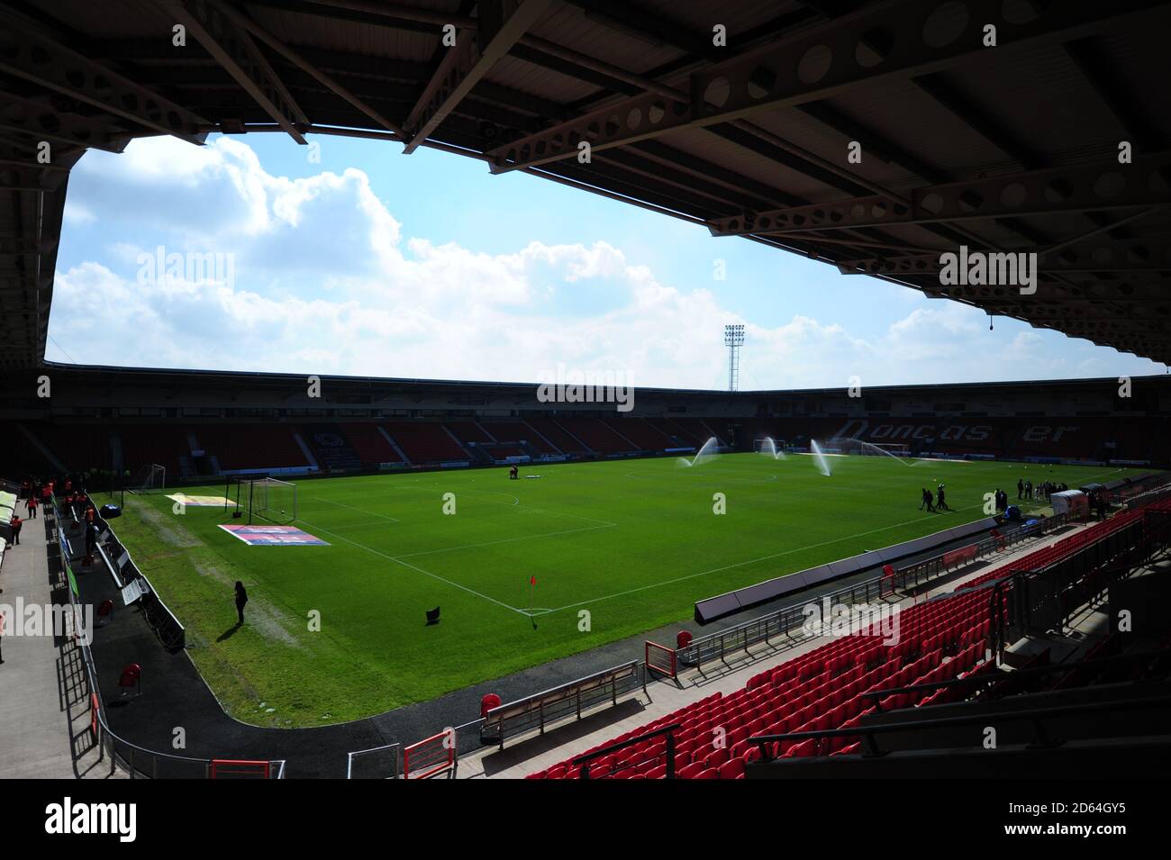 A general view inside of Keepmoat Stadium Stock Photo - Alamy