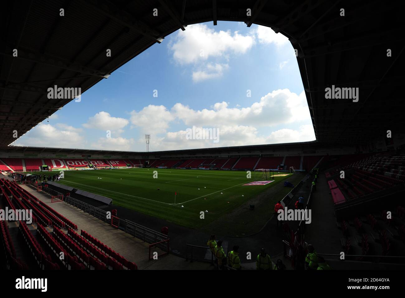 A general view inside of Keepmoat Stadium Stock Photo - Alamy