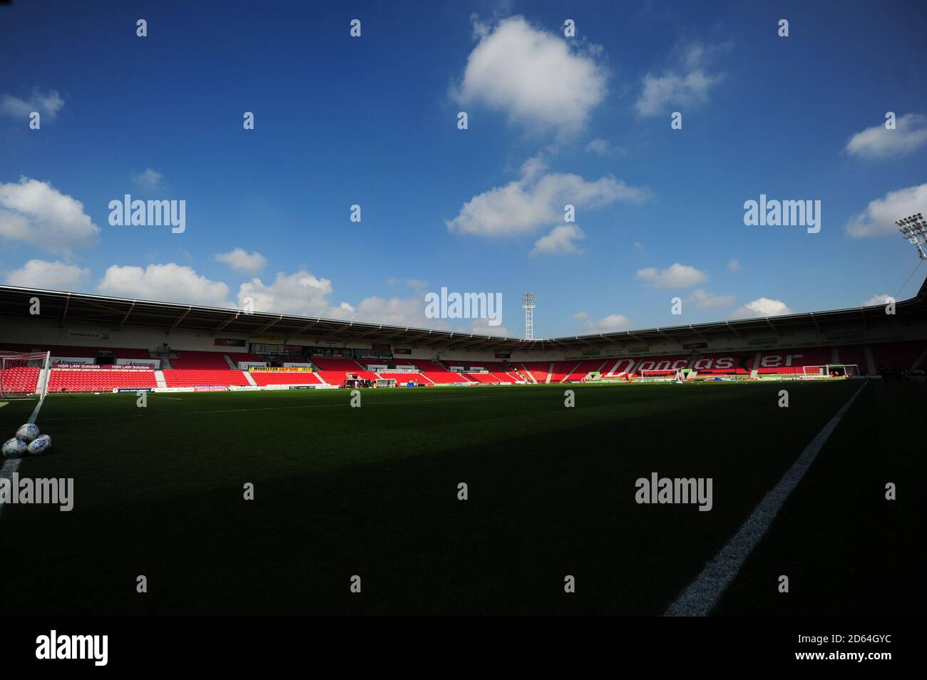A general view inside of Keepmoat Stadium Stock Photo - Alamy
