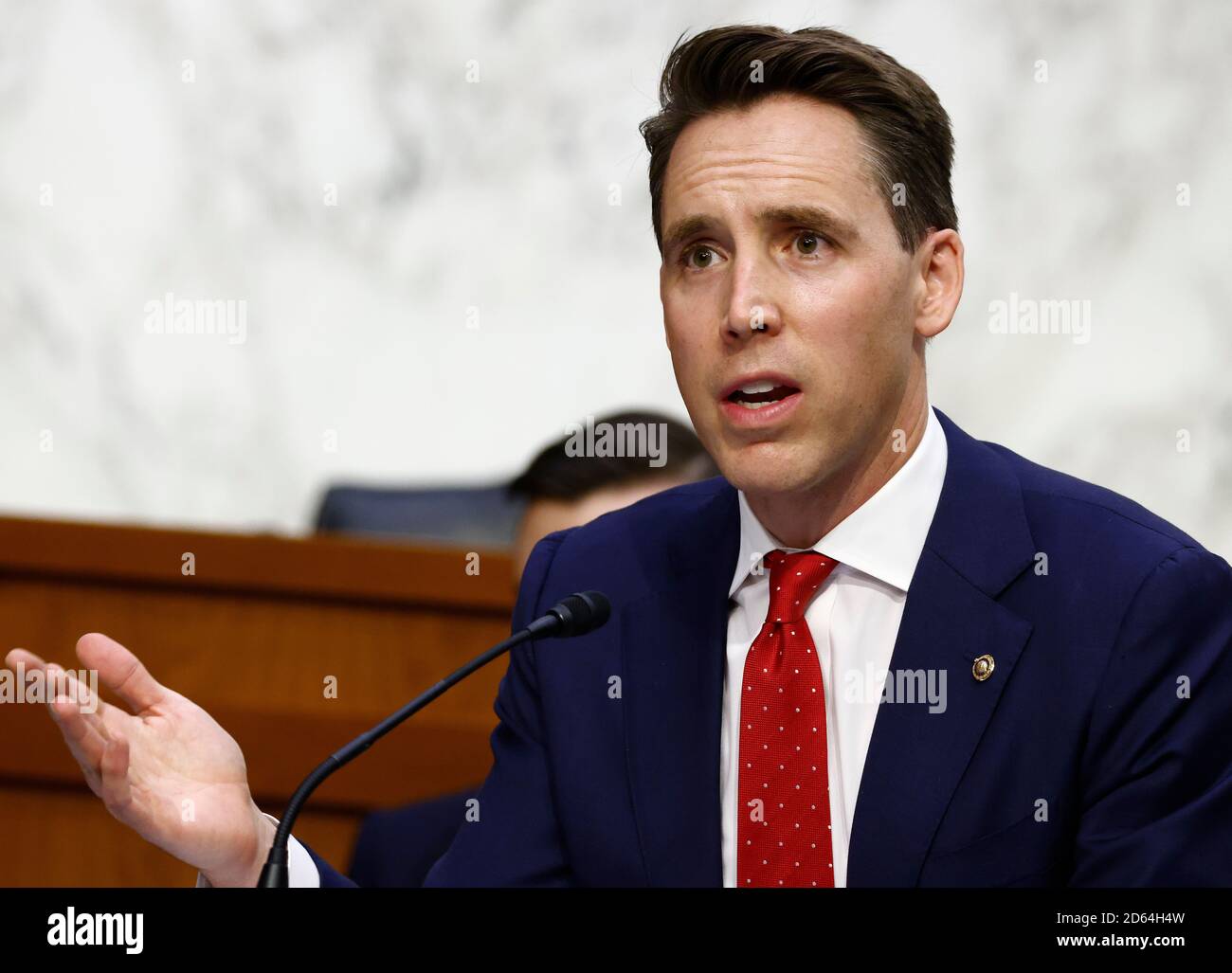 Washington, DC. 14th Oct, 2020. United States Senator Josh Hawley ...