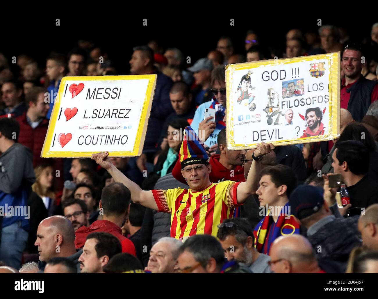 Barcelona soccer fan hi-res stock photography and images - Alamy